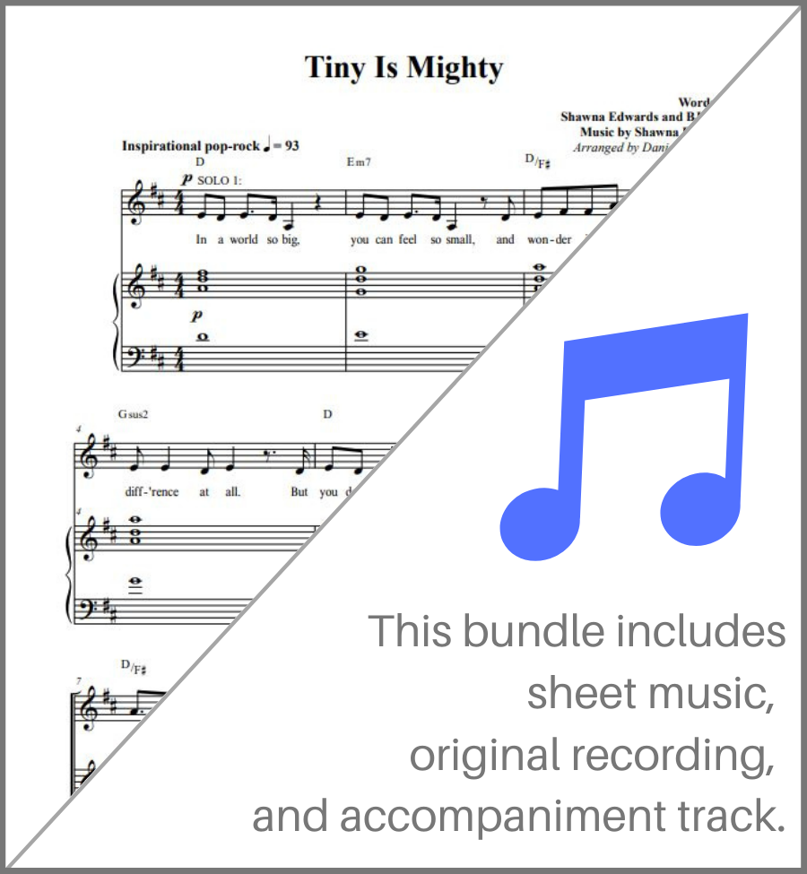 Tiny is Mighty (A tiny habits song) – Shawna Edwards Music