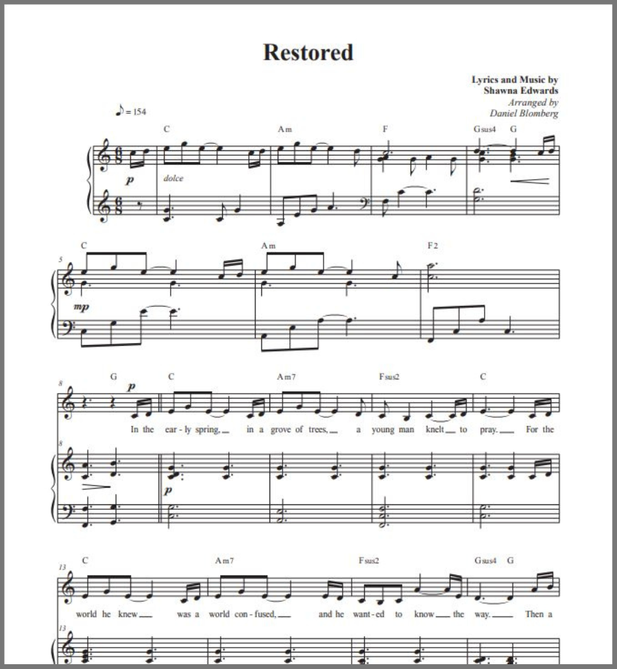 Restored by Shawna Edwards – Shawna Edwards Music