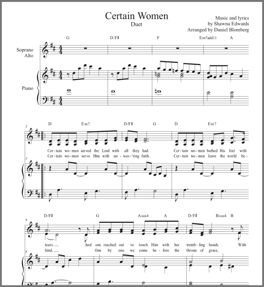 Certain Women by Shawna Edwards – Shawna Edwards Music