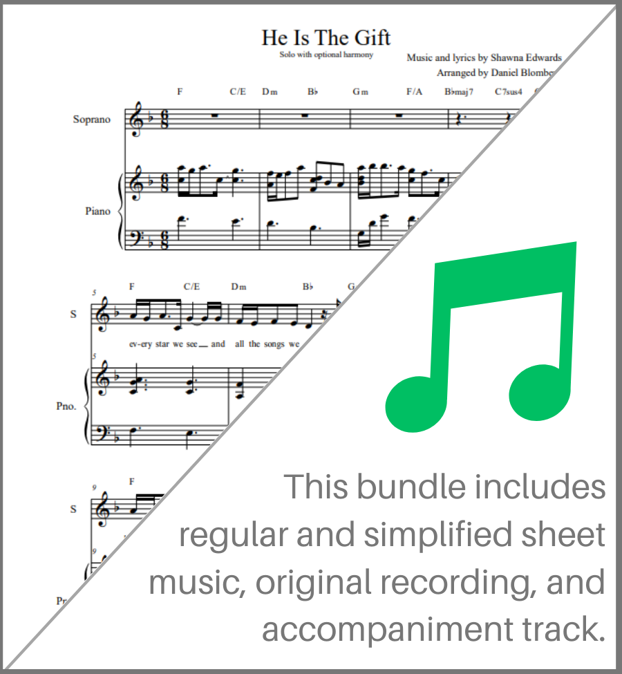 He Is The Gift (Group Bundle) – Shawna Edwards Music