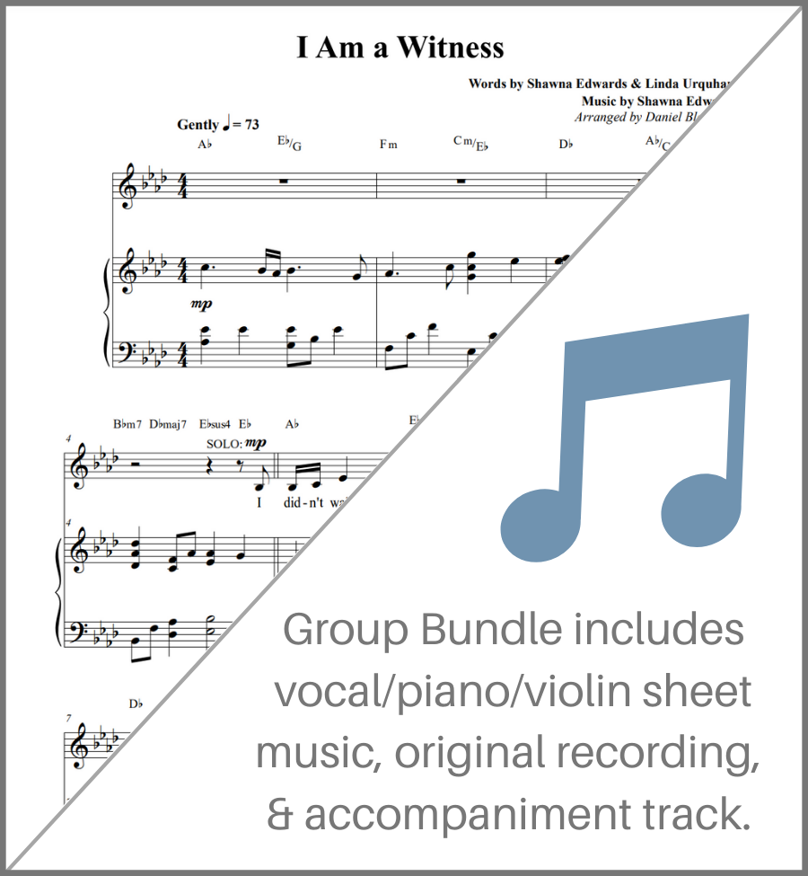 I Am a Witness (Group Bundle) – Shawna Edwards Music